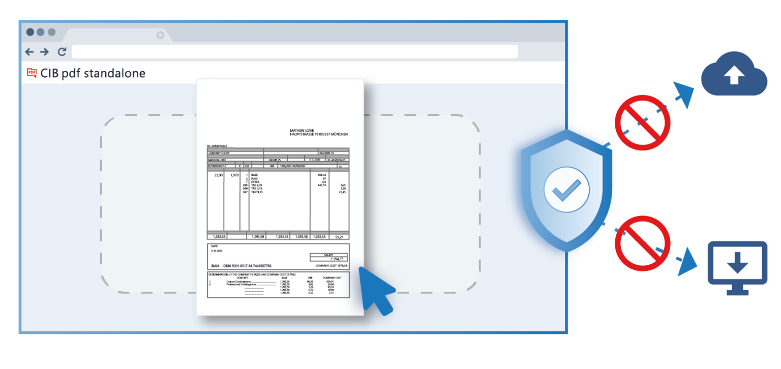 CIB pdf standalone - Der sicherste PDF-Editor im Browser