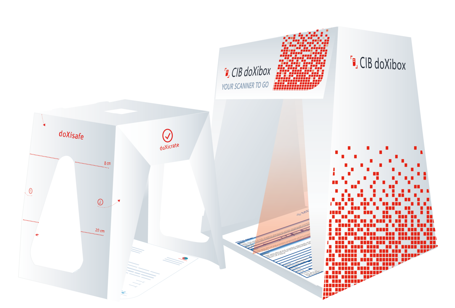 CIB scannerbox - Scanner stands for on the go